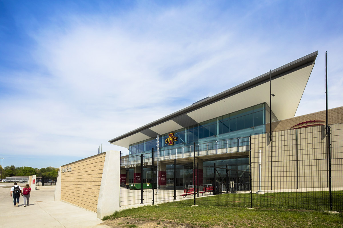 » ISU Iowa State University Jack Trice Football Stadium South End Zone