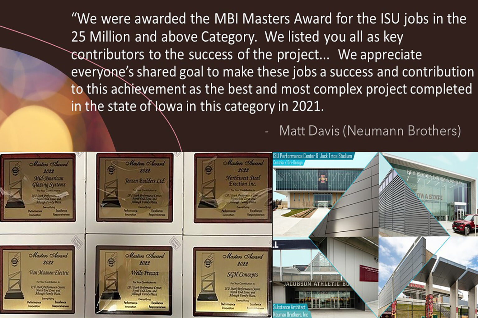 ISU Stark Performance Center & Jack Trice Stadium - SGH Concepts